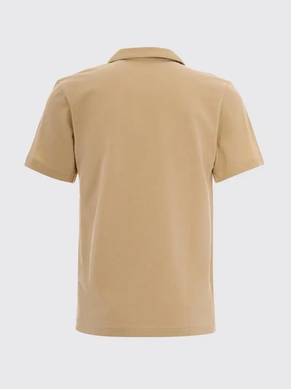 Lacoste Cotton Polo Shirt With Mini Logo - Sand