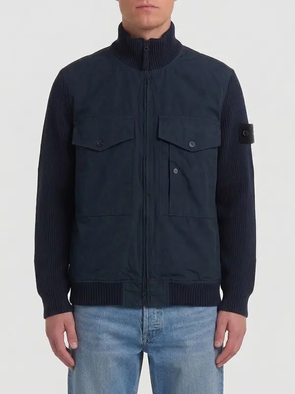 Stone Island Cotton And Wool Bomber