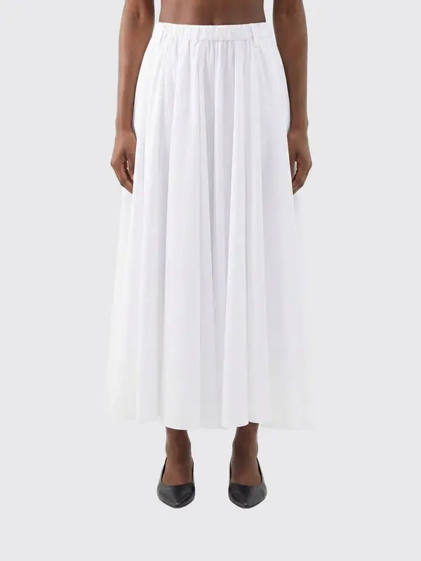 N° 21 Pleated Midi Skirt