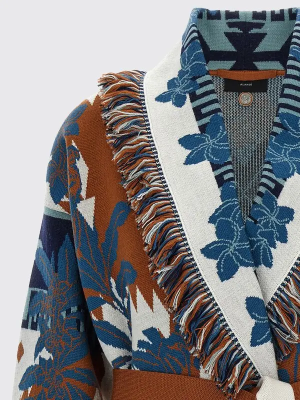 Alanui Jacquard Knit Cardigan