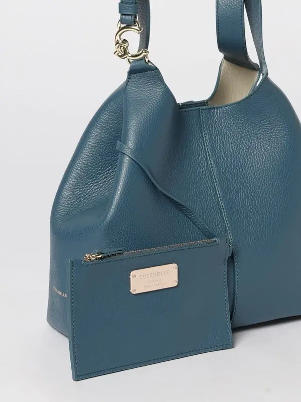 COCCINELLE Leather Shoulder Bag - Blue