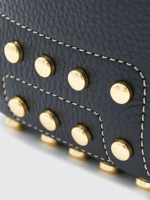 TOD'S Leather Shoulder Bag - Black