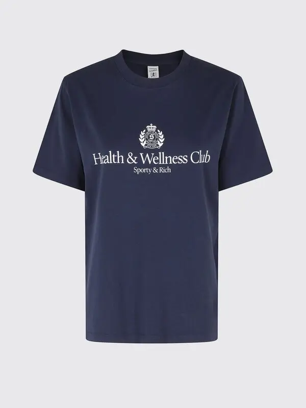 SPORTY & RICH Health & Wellness Club" T-shirt