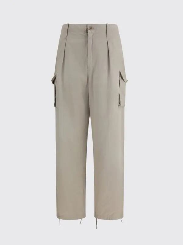 MAISON MARGIELA Cotton Blend Cargo Trousers - Brown