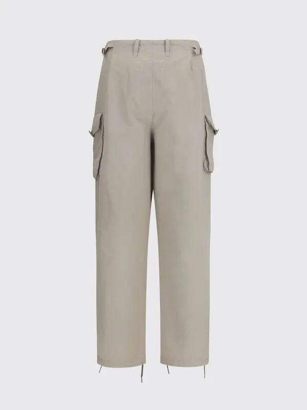 MAISON MARGIELA Cotton Blend Cargo Trousers - Brown