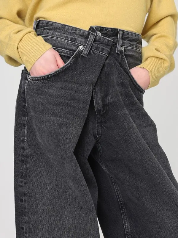 AGOLDE Wide Leg Jeans - Grey