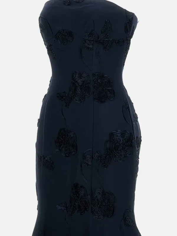 ROTATE BY BIRGER CHRISTENSEN Embroidered Strapless Mermaid Dress