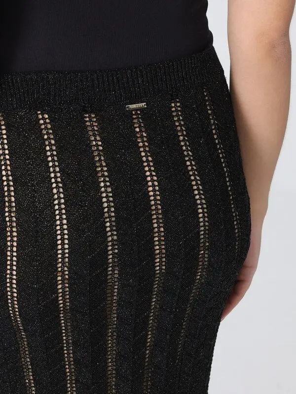 TWINSET Viscose Knit Skirt - Black