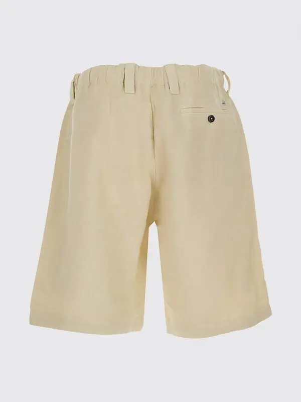 C.P. COMPANY Linen Cargo Shorts - Beige