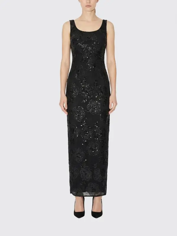 ROTATE BY BIRGER CHRISTENSEN Embellished Maxi Dress