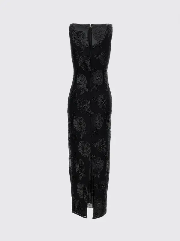 ROTATE BY BIRGER CHRISTENSEN Embellished Maxi Dress
