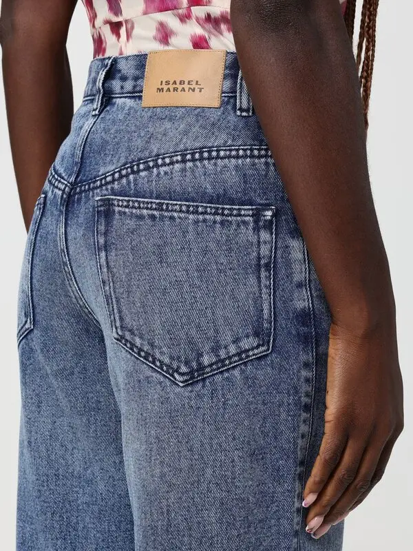 Isabel Marant Étoile Straight Leg Jeans - Gnawed Blue