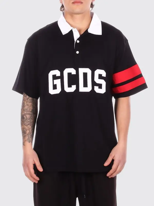 Gcds Cotton Polo Shirt With Logo