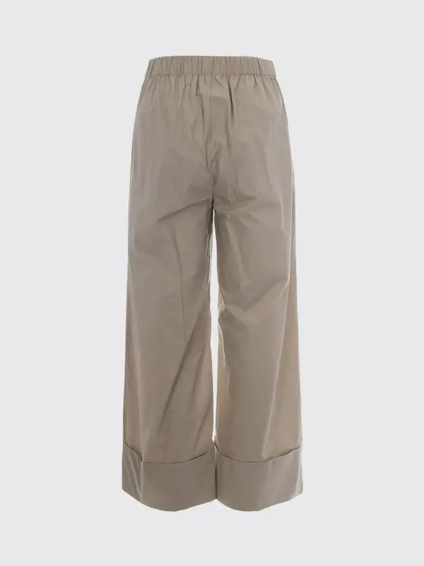 Liu Jo Cotton Palazzo Trousers - Grey