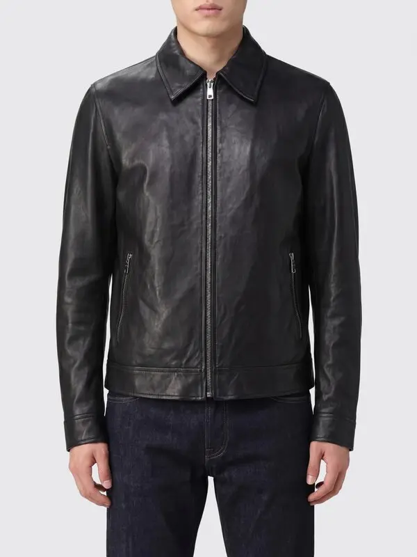Dolce & Gabbana Lambskin Leather Jacket With Slim Fit
