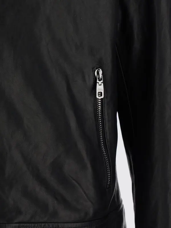 Dolce & Gabbana Lambskin Leather Jacket With Slim Fit