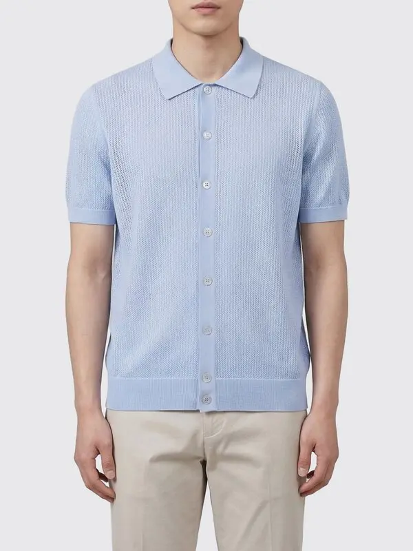 Tagliatore Cotton Casual Shirt - Blue