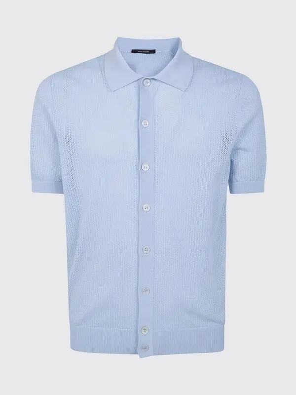 Tagliatore Cotton Casual Shirt - Blue