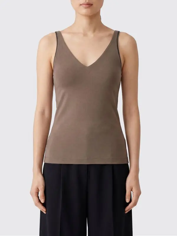 Brunello Cucinelli Top Colour - Camel