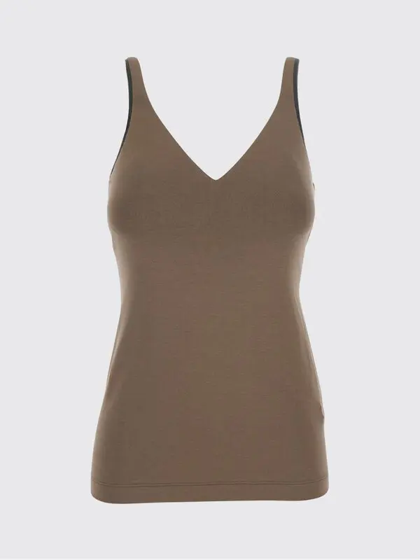 Brunello Cucinelli Top Colour - Camel