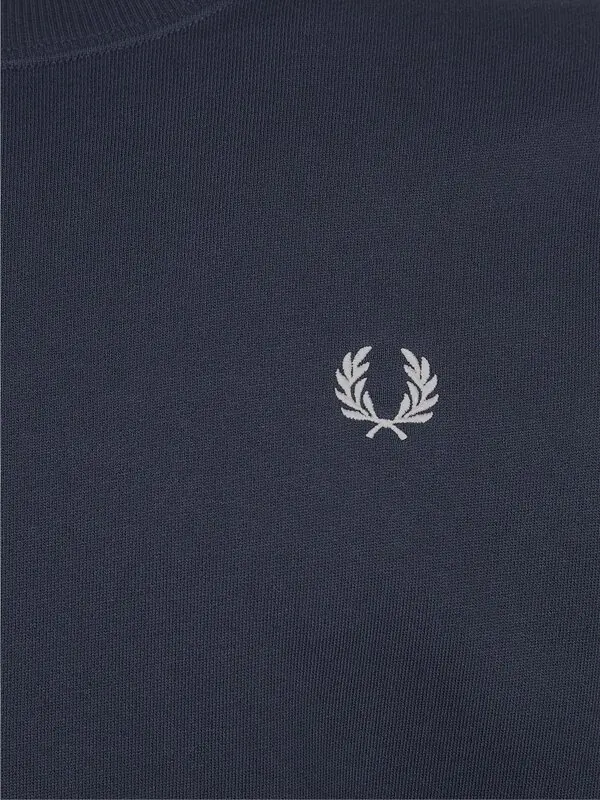 Fred Perry Cotton Sweatshirt - Blue
