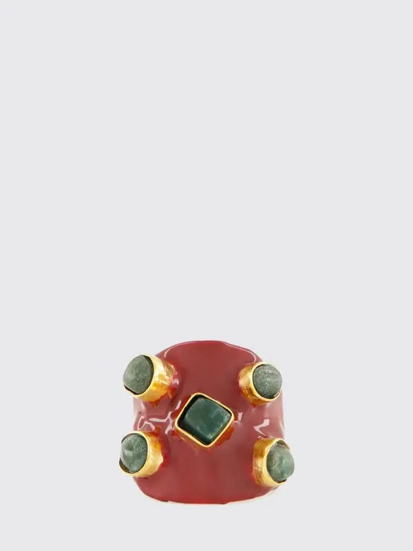 PAULA Gaura Metal Ring With Stones - Multicolor