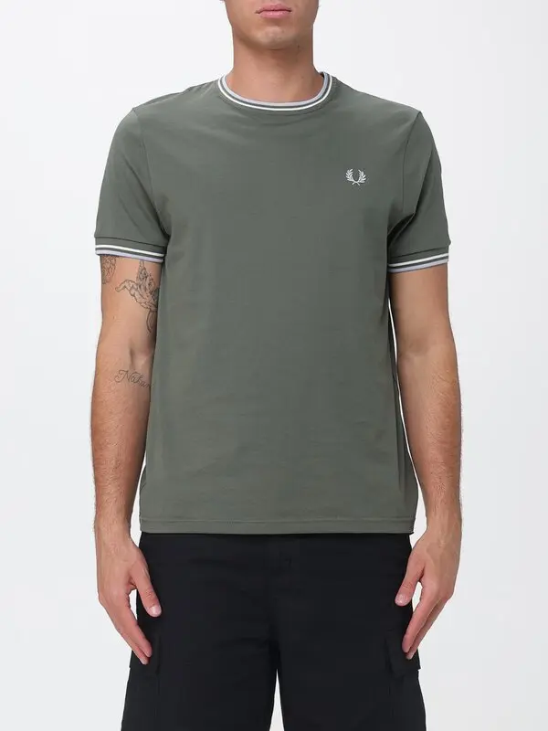 Fred Perry Cotton T-shirt With Logo
