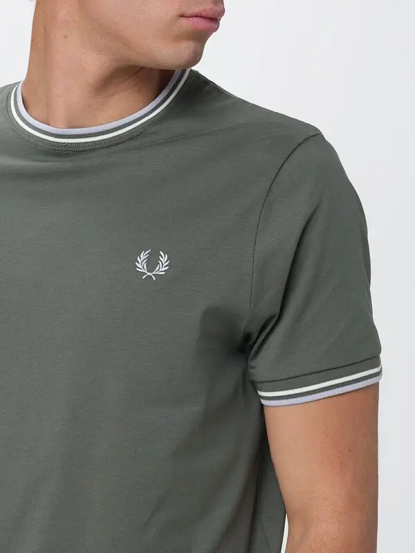 Fred Perry Cotton T-shirt With Logo