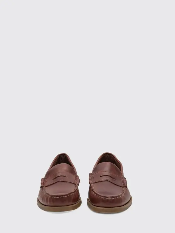 SEBAGO Dolphin Waxed Leather Loafers - Brown