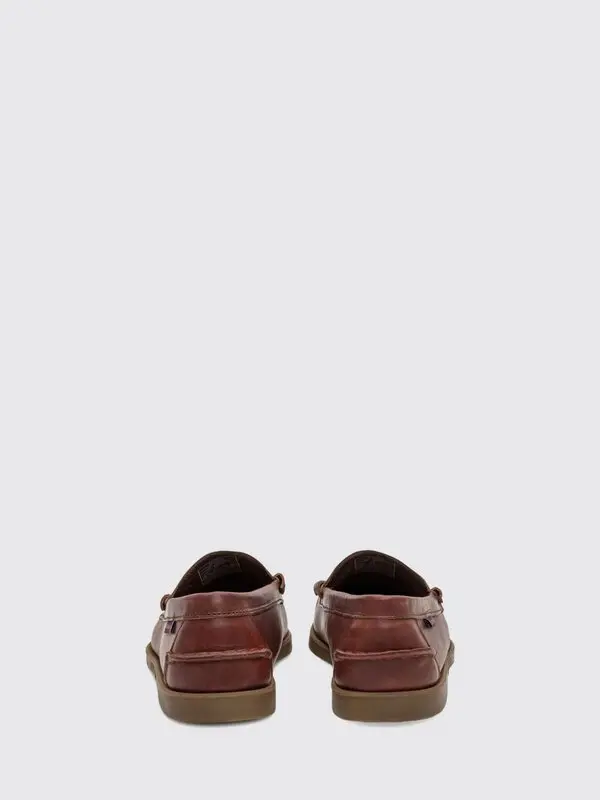 SEBAGO Dolphin Waxed Leather Loafers - Brown