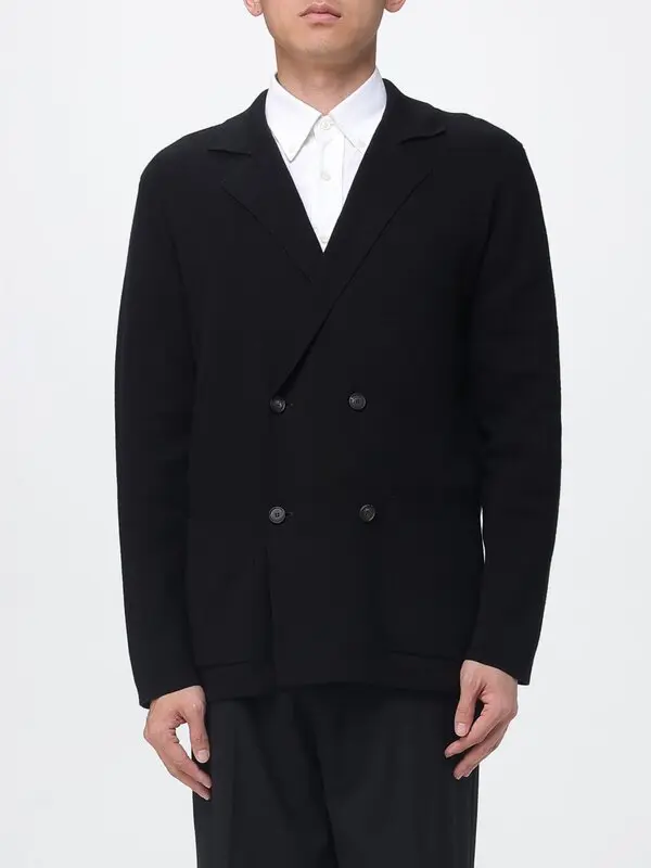 Tagliatore Double-breasted Cotton Blazer - Black