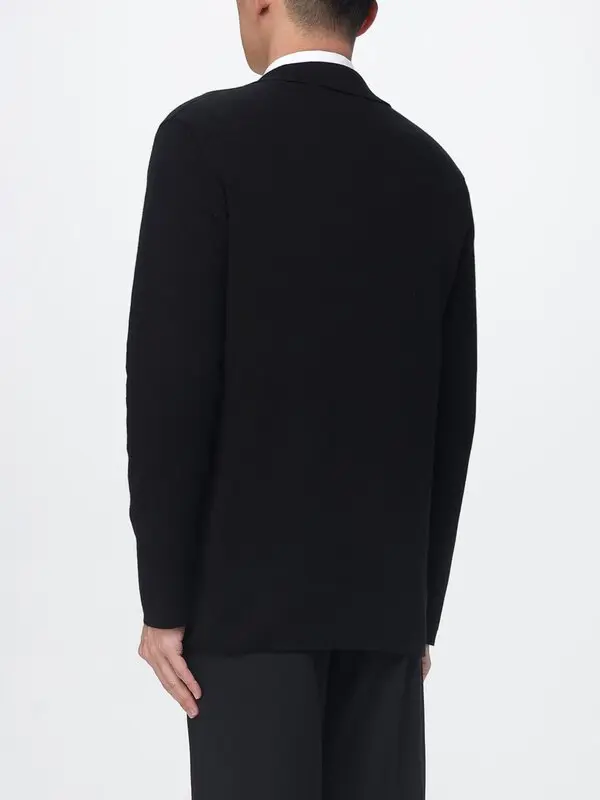 Tagliatore Double-breasted Cotton Blazer - Black