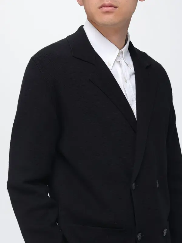 Tagliatore Double-breasted Cotton Blazer - Black