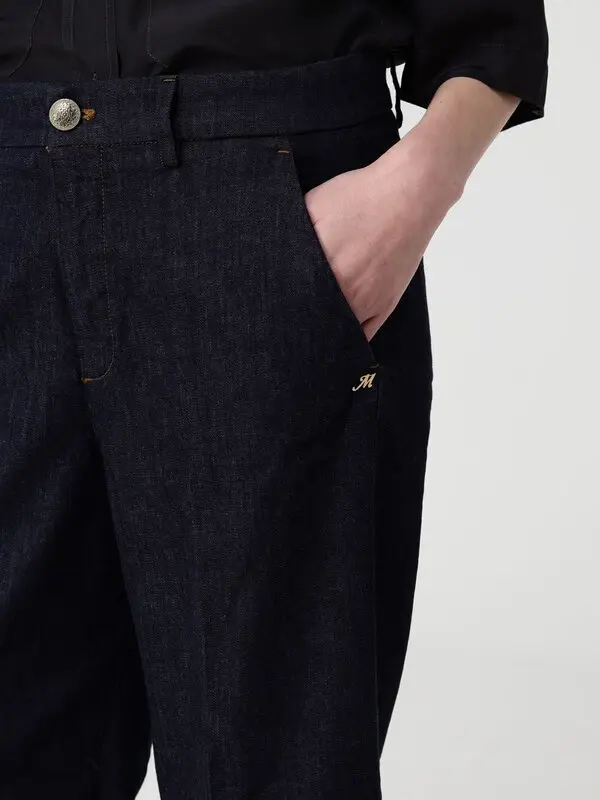 MASON'S Stretch Cotton Straight Trousers