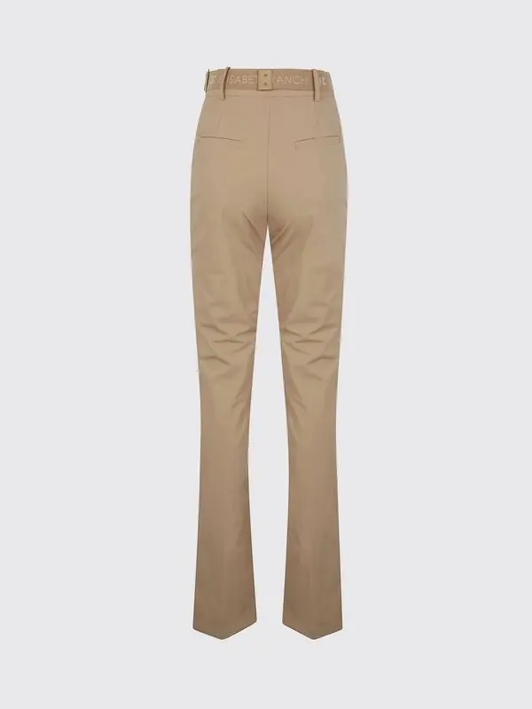 Elisabetta Franchi Belted Trousers - Brown