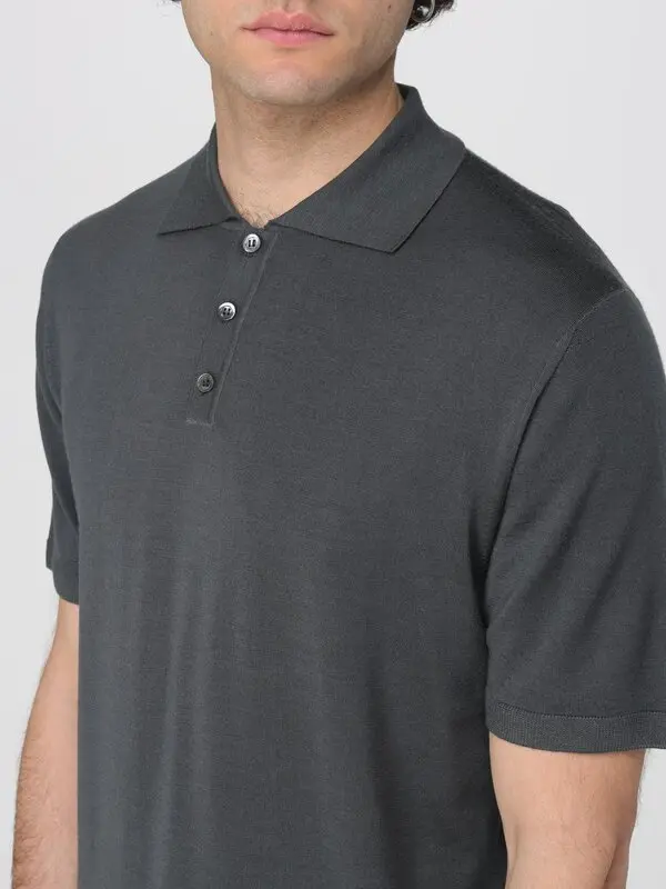 Barena Venezia Wool Polo Shirt - Grey