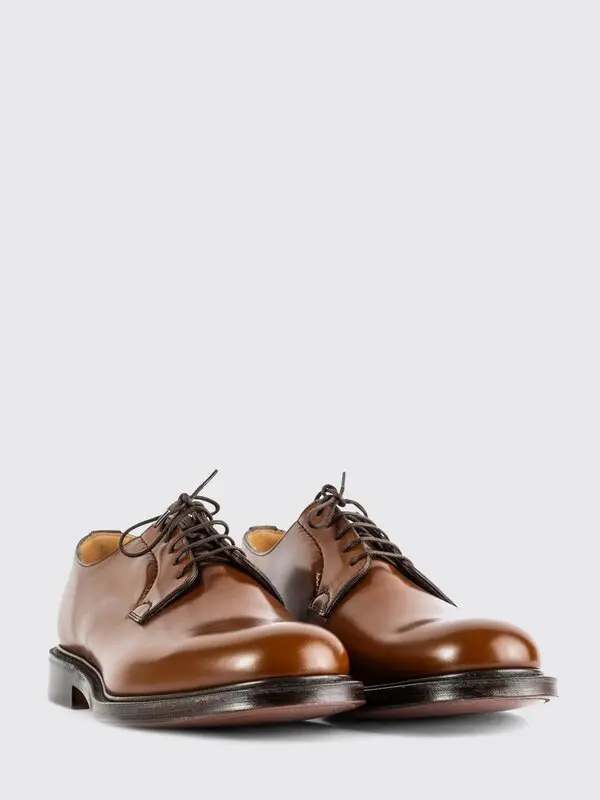 Church's Shannon Smooth Calfskin Round-toe Derby Lace-up Shoes - Brown