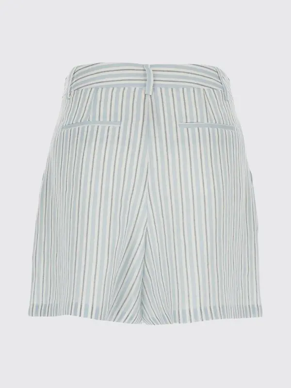 SEMICOUTURE Striped Pleated Shorts - Multicolor