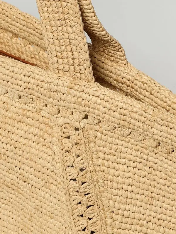 PATOU Woven Tote Bag With Monogram Detail