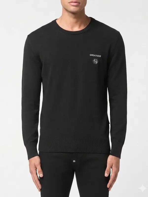 Philipp Plein Wool And Cotton Knit Pp