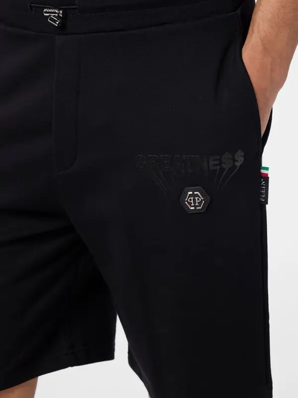 Philipp Plein Cotton Jogging Shorts