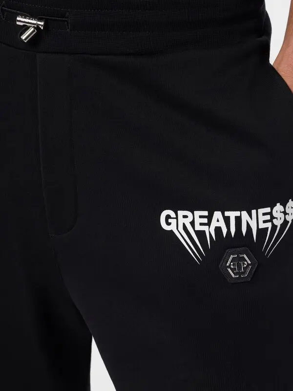 Philipp Plein Cotton Jogging Shorts