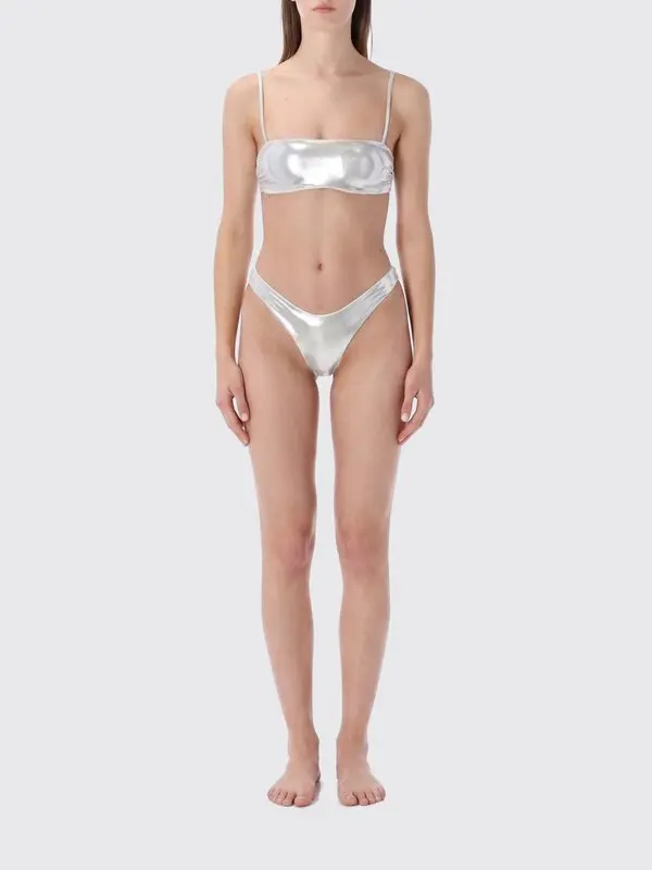 MATINEE Bandeau Bikini With Square Neckline And Brazilian Briefs - White