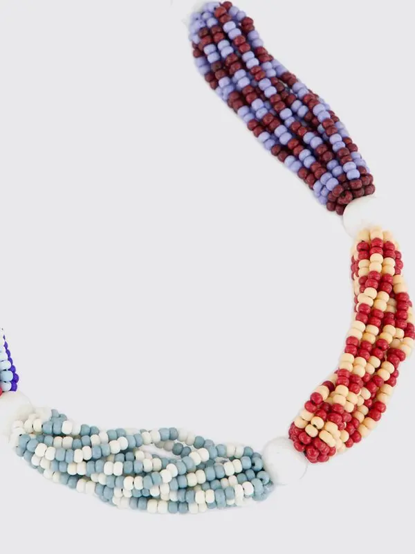 ALEMAIS Embroidered Glass Beaded Pendant Necklace