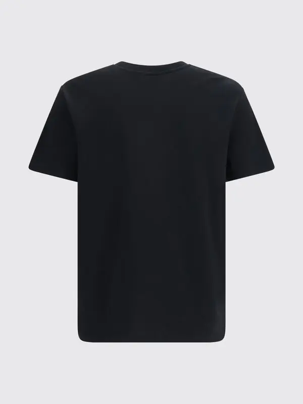 Balmain Basic Design Crewneck Short-sleeve Cotton T-shirt - Black