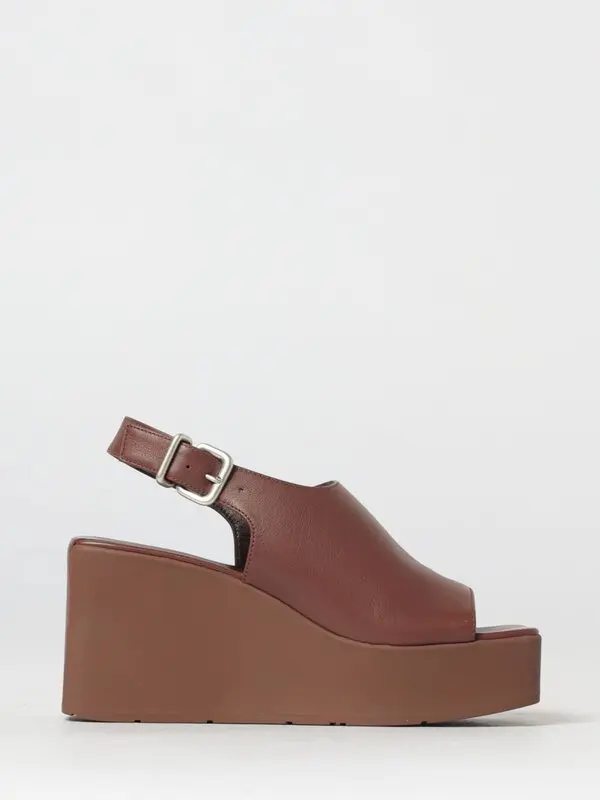 VIC MATIE Leather Wedge Sandal