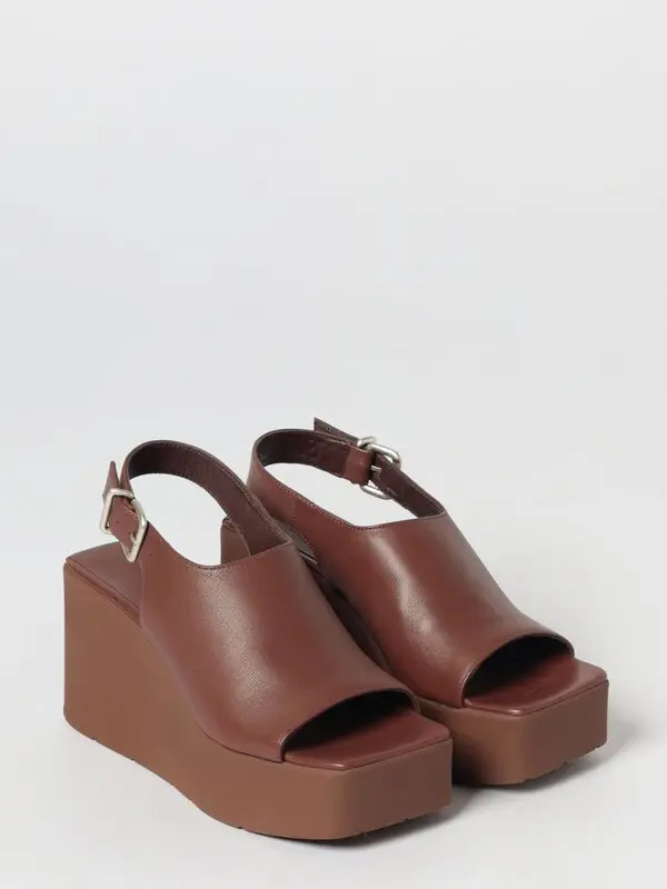 VIC MATIE Leather Wedge Sandal