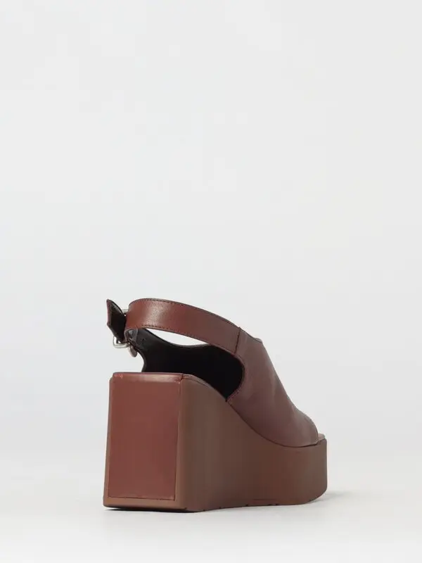 VIC MATIE Leather Wedge Sandal