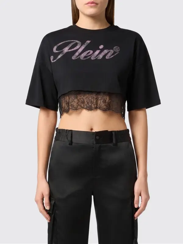 Philipp Plein Cotton Crew-neck T-shirt With Logo