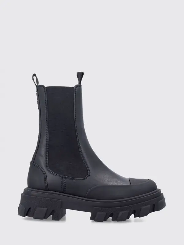 GANNI Flat Ankle Boots Colour